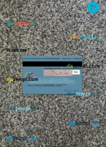 Australia Australian Settlements Limited (ASL) mastercard PSD scan and ...