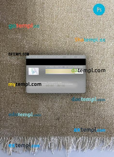 Portugal Activobank visa electron card PSD scan and photo-realistic ...