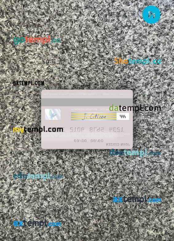 South Africa Absa Group Limited visa debit card PSD scan and photo ...