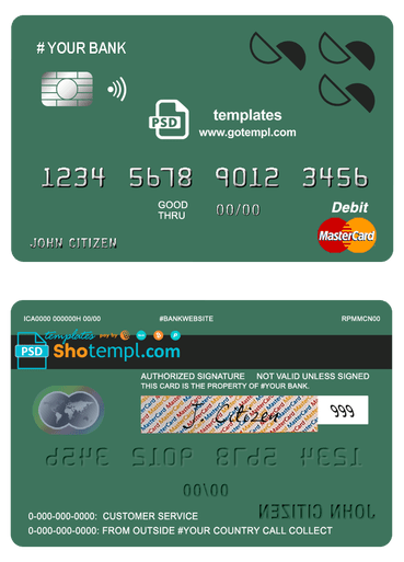 # creations line universal multipurpose bank mastercard debit credit ...