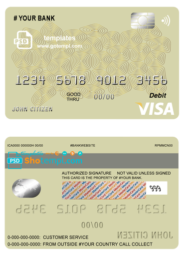# geometric vibrance universal multipurpose bank visa credit card ...