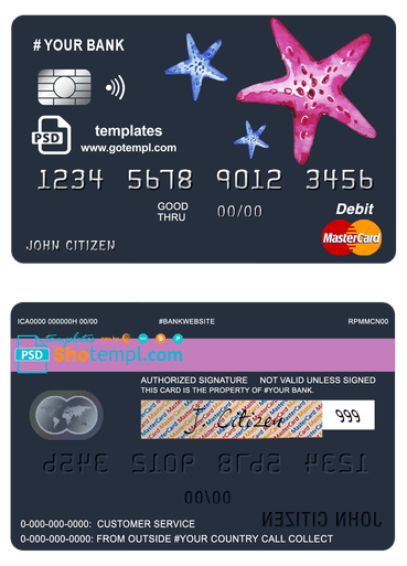 # tour star universal multipurpose bank mastercard debit credit card ...